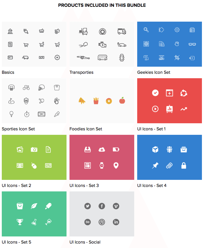 Icons bundle - webdevsupply