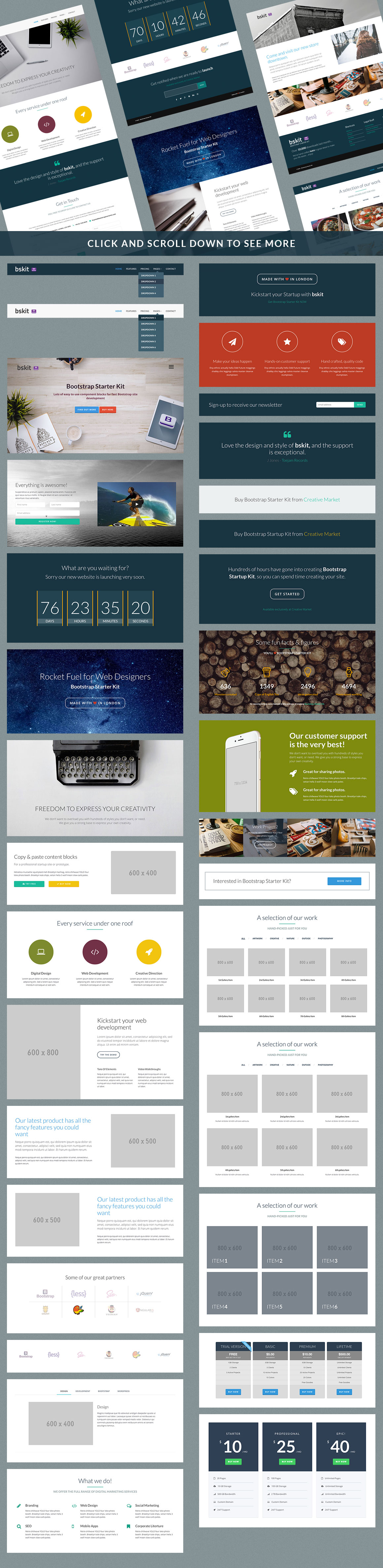 Bootstrap Starter Kit - webdevsupply