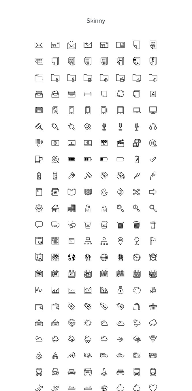 Wy Icons: 656 vector icons - webdevsupply