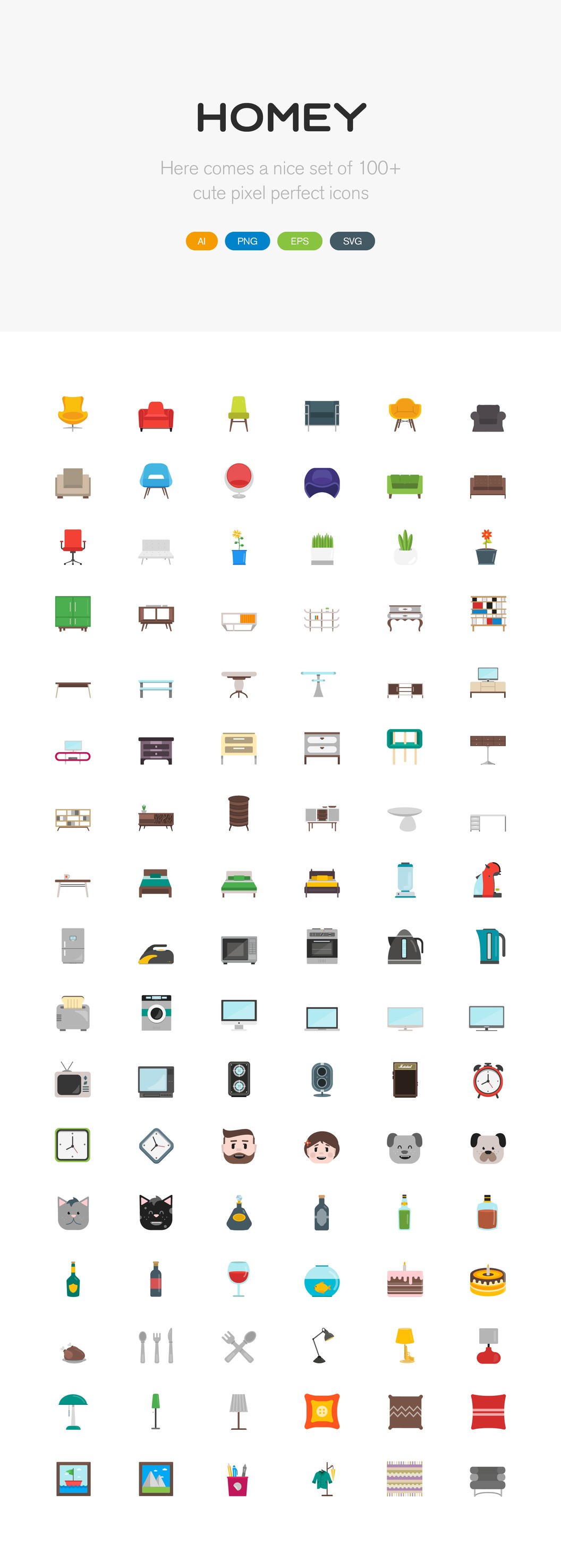 Homey Icon Set