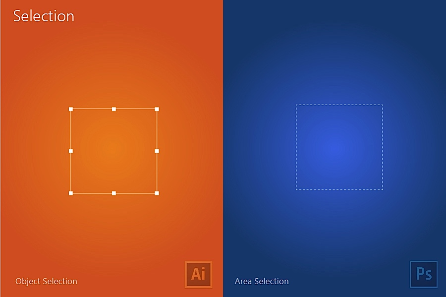 Illustrator vs Photoshop