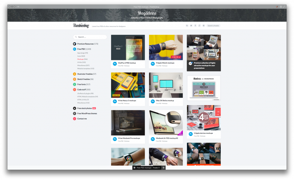 10 sources of mockups for a designer - webdevsupply