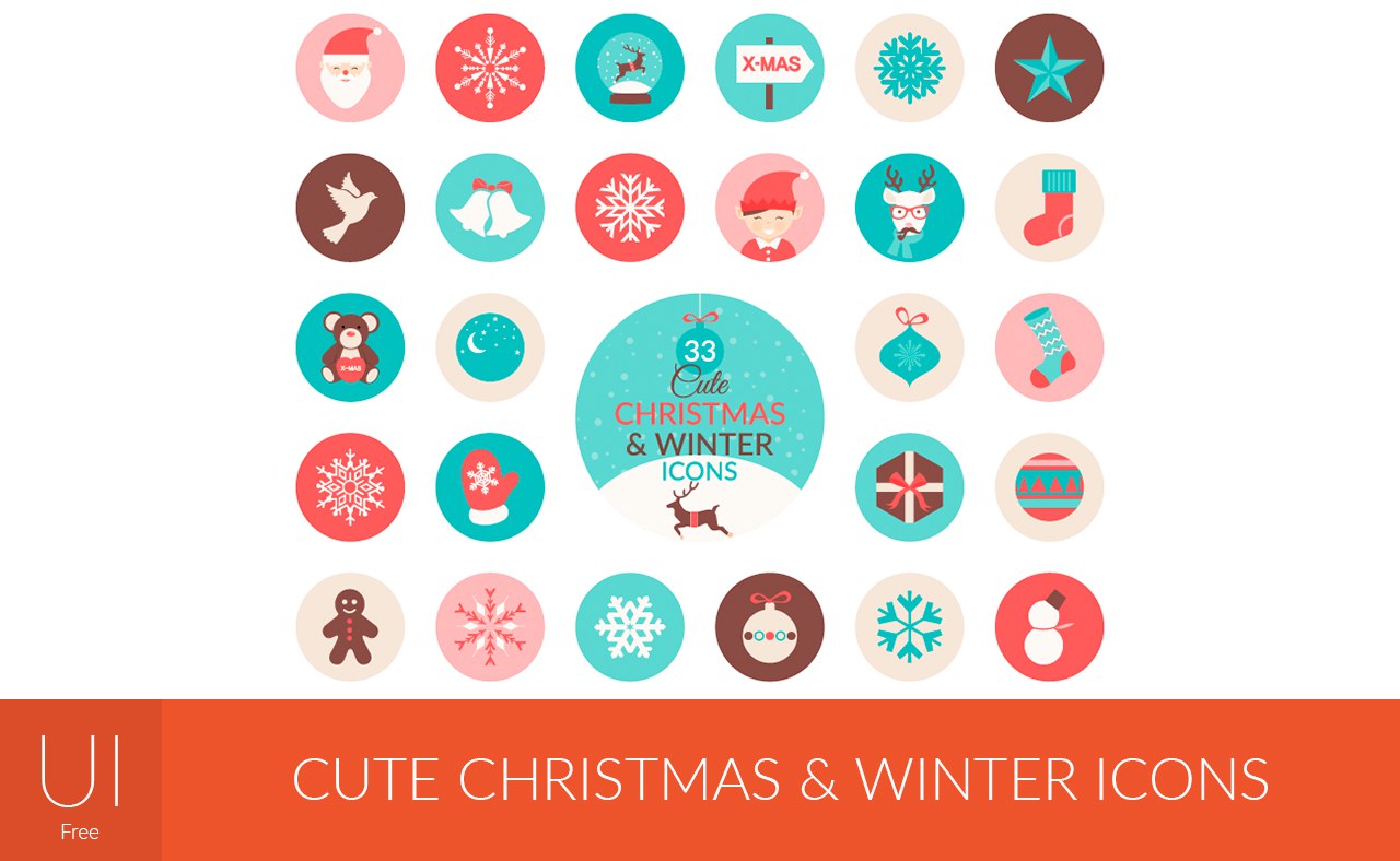16 бесплатных наборов новогодних иконок