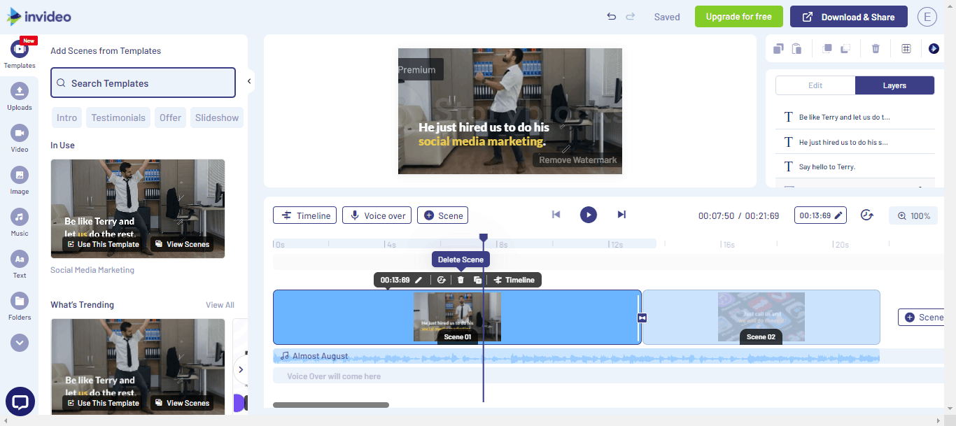 InVideo is a simple and easy to use video editor - webdevsupply